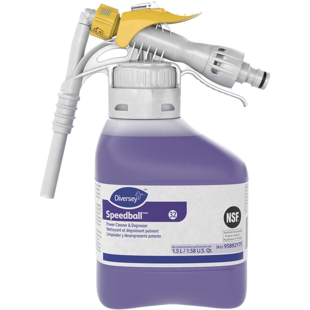 Diversey Power Cleaner & Degreaser - 50.7 fl oz (1.6 quart) - Citrus ...