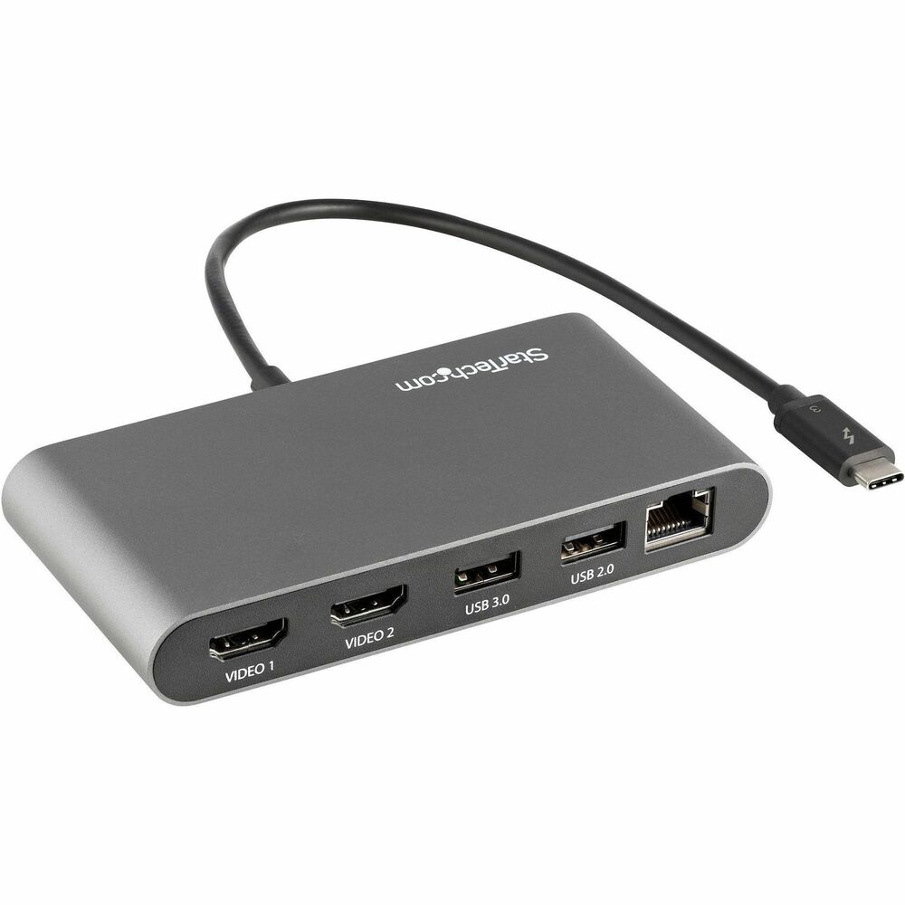 StarTech.com Docking Station - for Notebook - Thunderbolt 3 - 2 ...