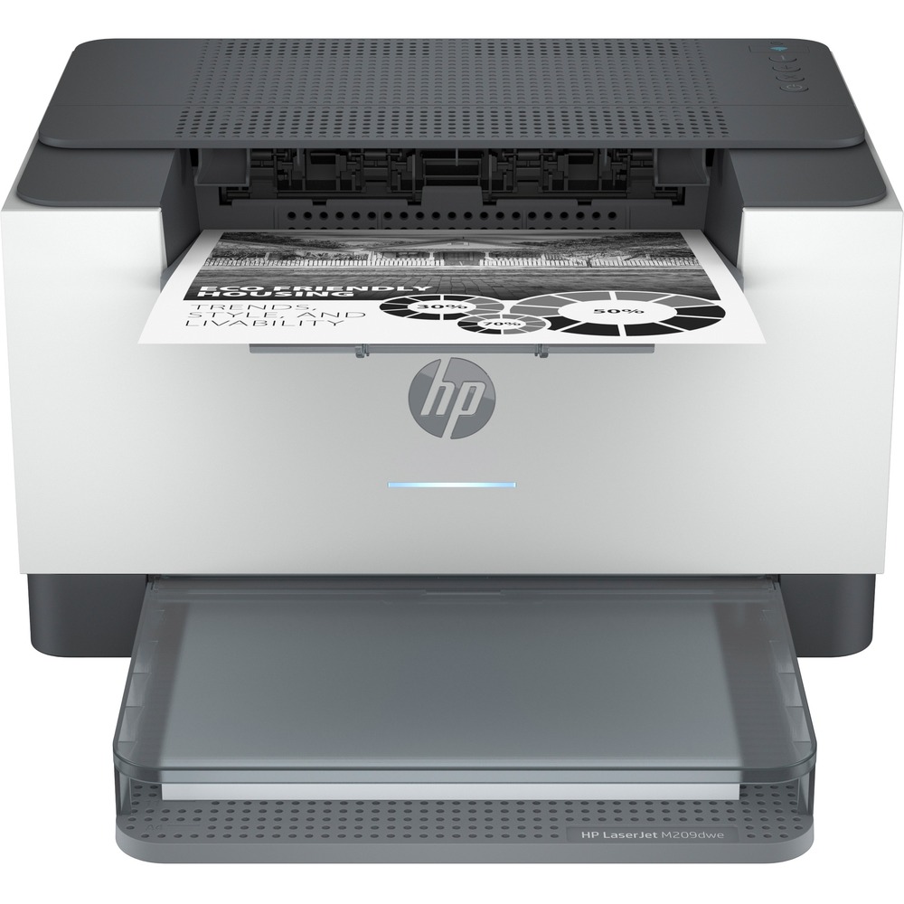 HP LaserJet 200 M209dwe Desktop Wireless Laser Printer - Monochrome ...