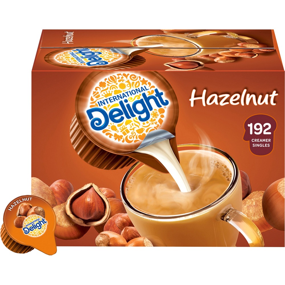 International Delight Hazelnut Liquid Creamer Singles - Hazelnut Flavor ...