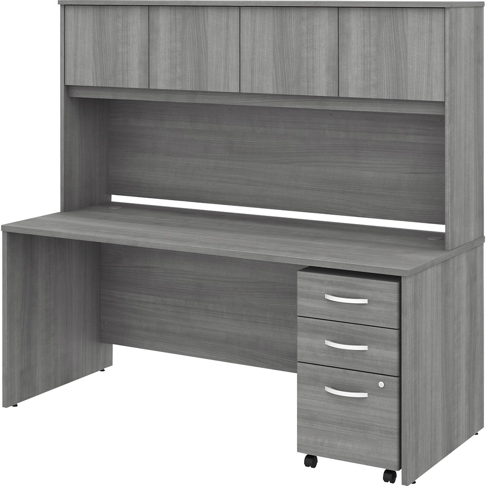 Bush Business Furniture Studio C 72W x 30D Office Desk with Hutch and ...