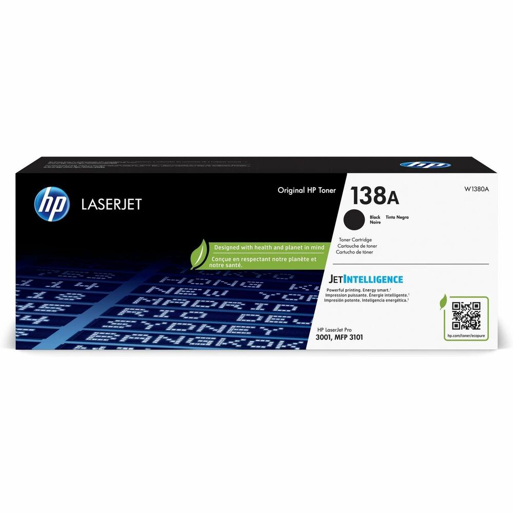 HP 138A Original Standard Yield Laser Toner Cartridge - Black - 1 Each - 1500 Pages - Advance ...