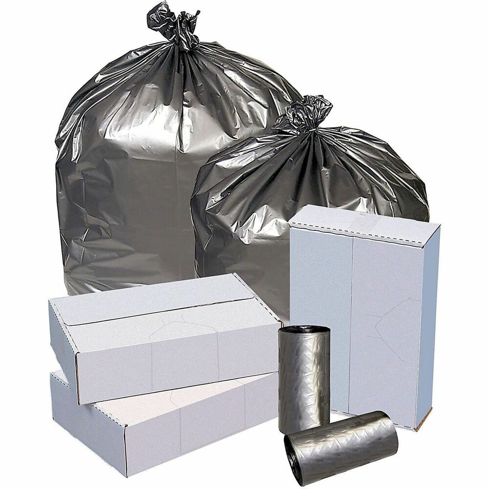 Highmark™ Linear Low Density Can Liners, 1.7-mil, 60 Gallons, 38" x 58 ...