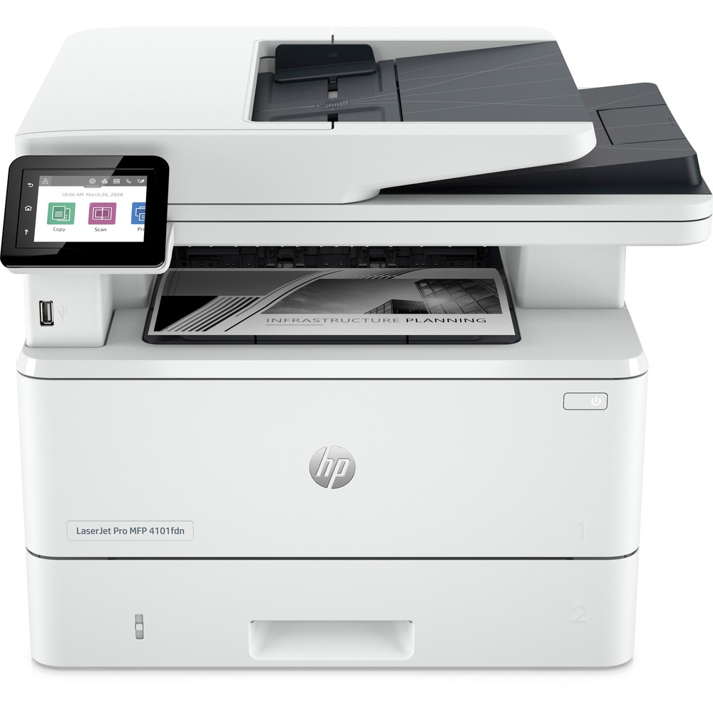 HP LaserJet Pro 4101fdne Laser Multifunction Printer - Monochrome ...