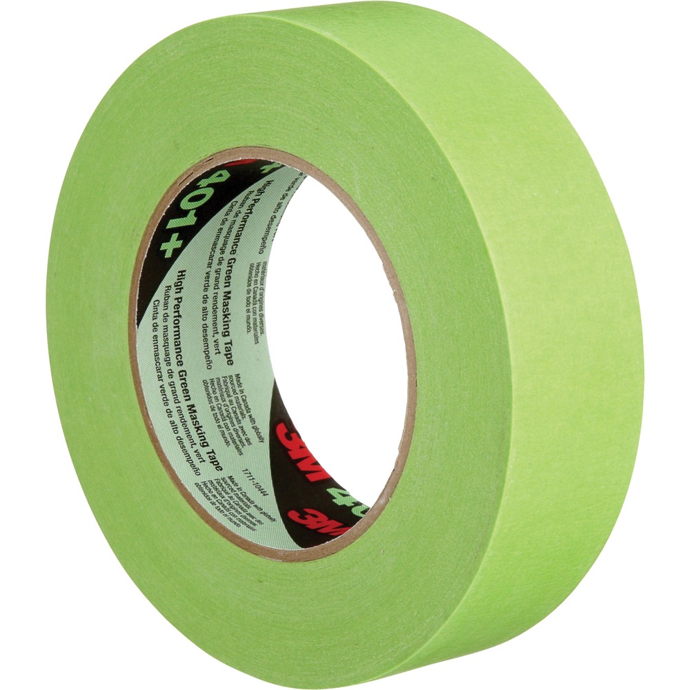 3M 401+ High Performance Green Masking Tape - Green - Crepe Paper ...