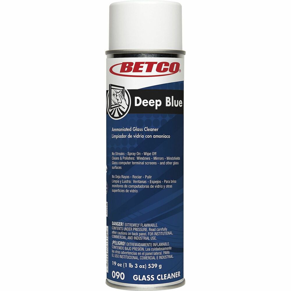 Betco Deep Blue Glass & Surface Cleaner - Concentrate - 19 fl oz (0.6 ...