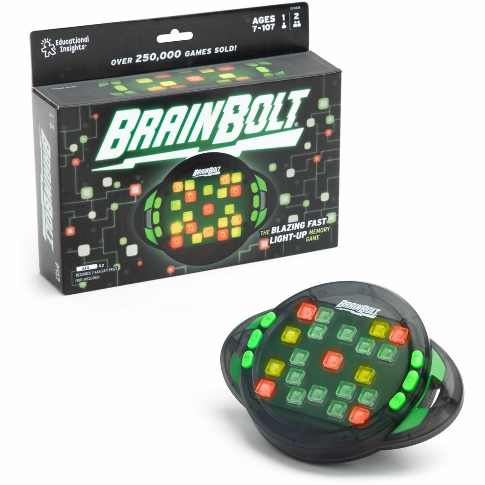 Learning Resources BrainBolt Memory Game - Multimedia Handheld Learning ...