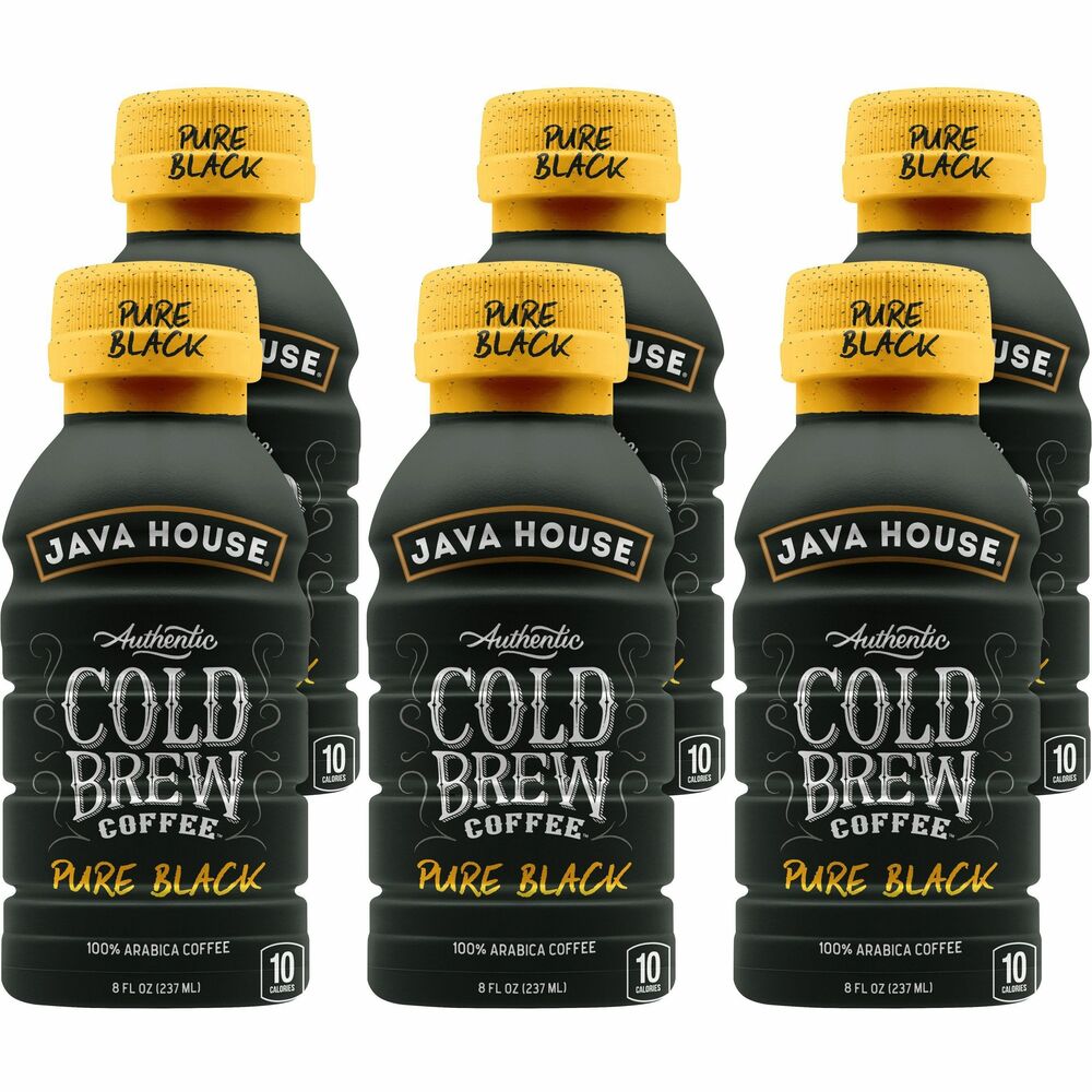 Java House Cold Brew Colombian Black Coffee Bottles - Black Coffee - 8 ...