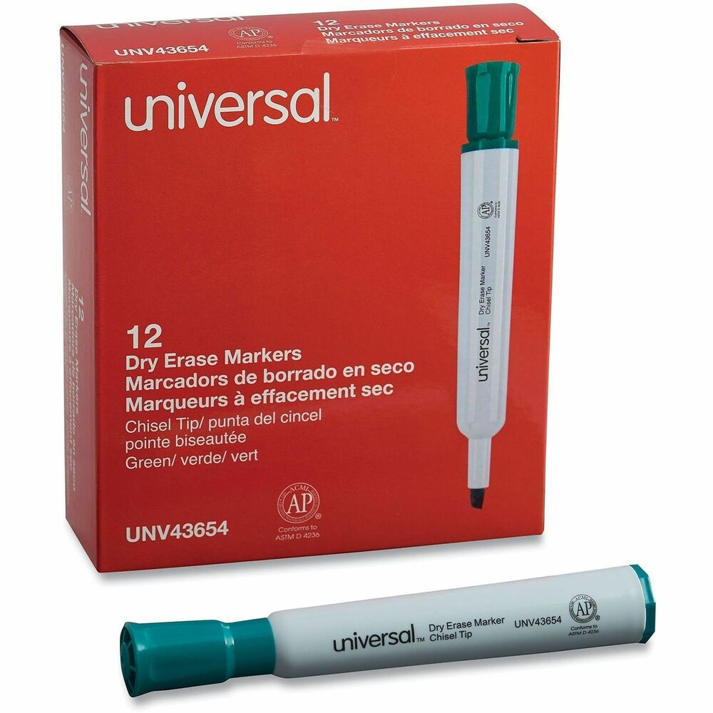 Universal Dry Erase Marker - Erasable - Green Ink - Dry - Glass ...
