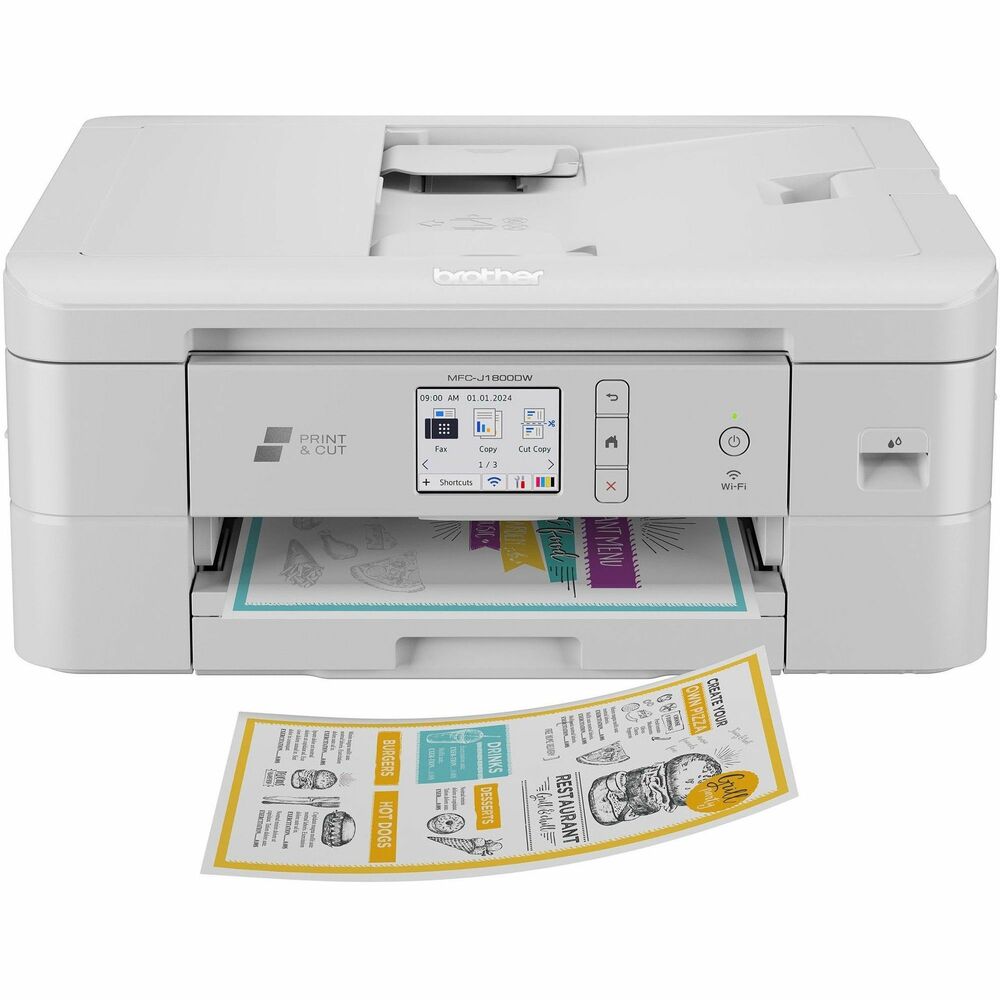 Brother MFC-J1800DW Wireless Inkjet Multifunction Printer - Color ...