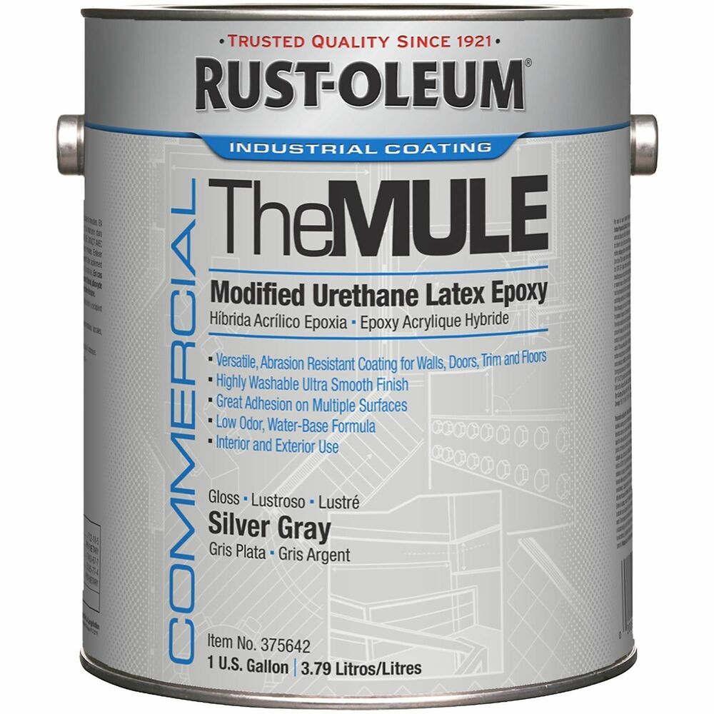 Rust-Oleum Modified Urethane Latex Epoxy (MULE) - Silver, Gray ...