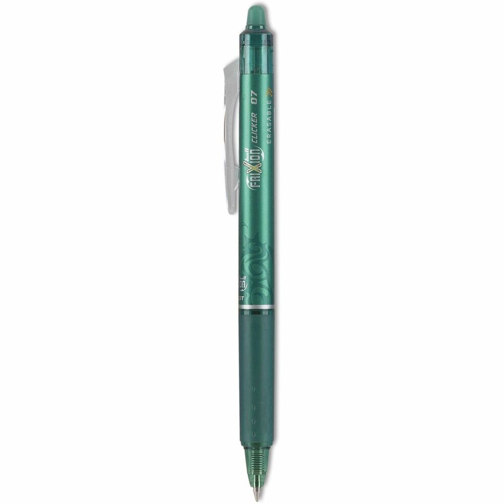 FriXion Clicker Erasable Gel Pen - Retractable - Erasable - Green Ink ...