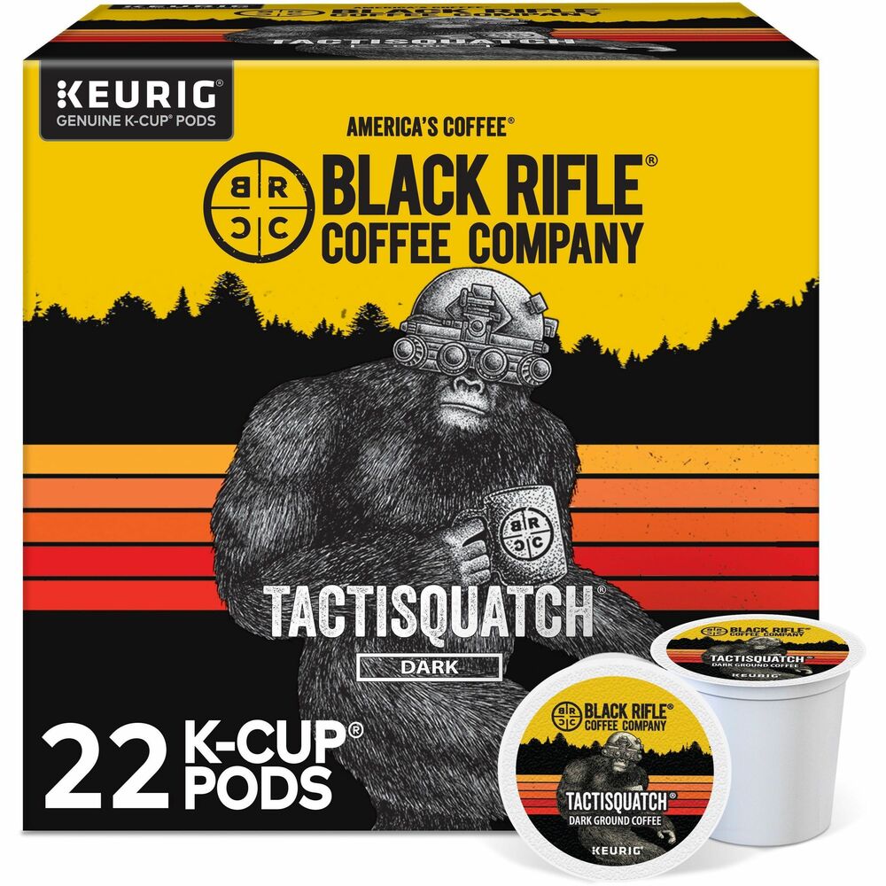 Black Rifle K-Cup, Ground Tactisquatch Coffee - Compatible with Keurig ...