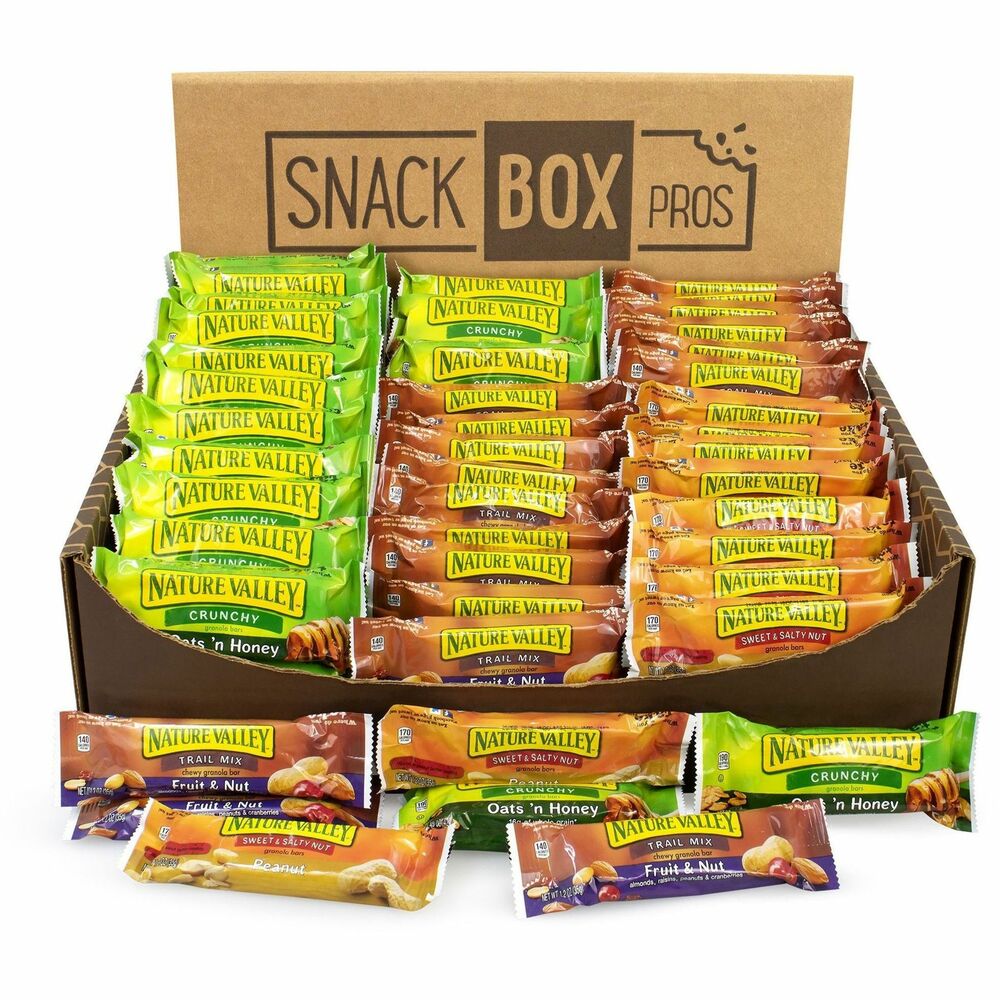 NATURE VALLEY Granola Bar Variety Snack Box - Individually Wrapped ...