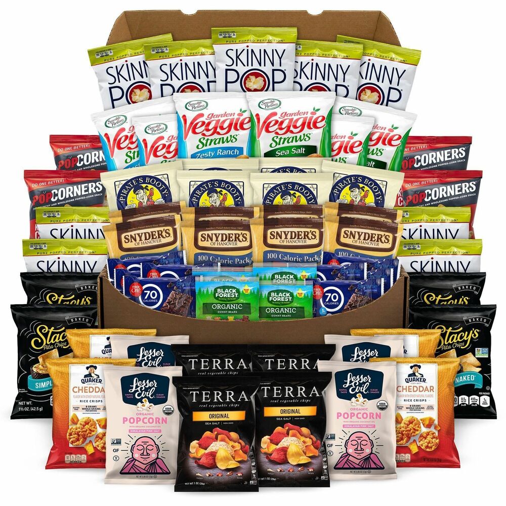 Snack Box Pros Big Healthy Snack Box - Assorted - 61 / Carton ...