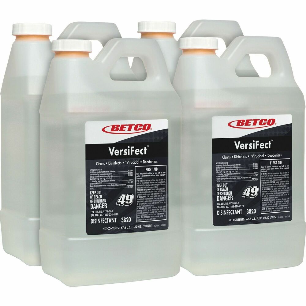 Betco VersiFect FastDraw Disinfectant/Virucide - For Multi Surface ...