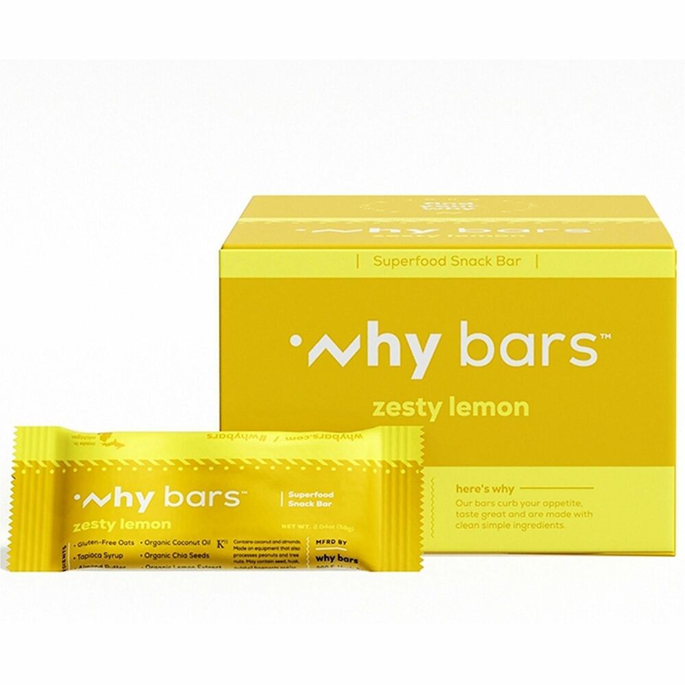Why Bars Superfood Protein Snack Bars - Gluten-free, Dairy-free, Soy ...