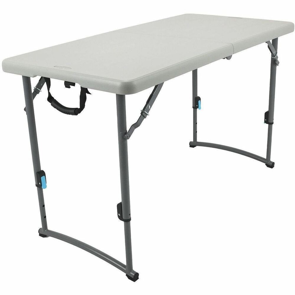 National Public Seating Adjustable-Height Fold-in-Half Tables ...