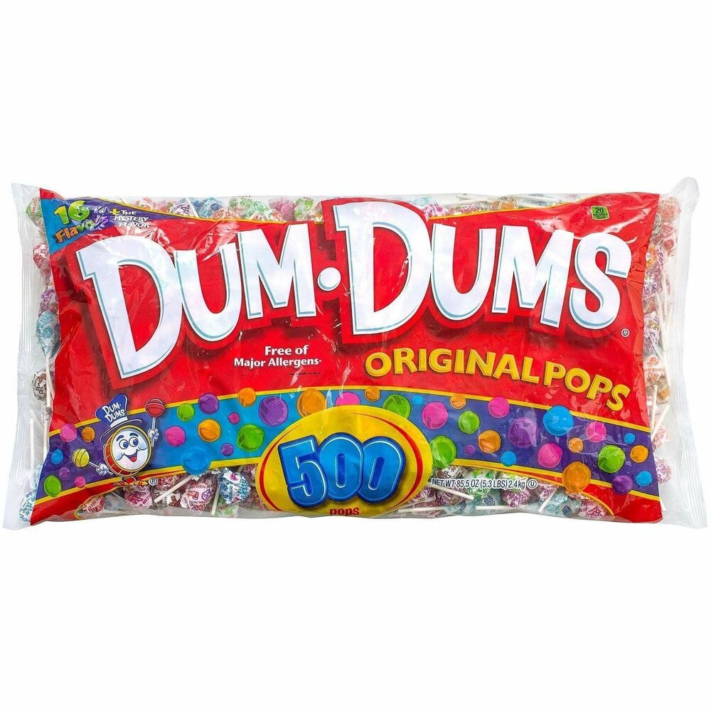 Green Rabbit Dum Dums Variety Bulk Pack - Fruity, Watermelon ...