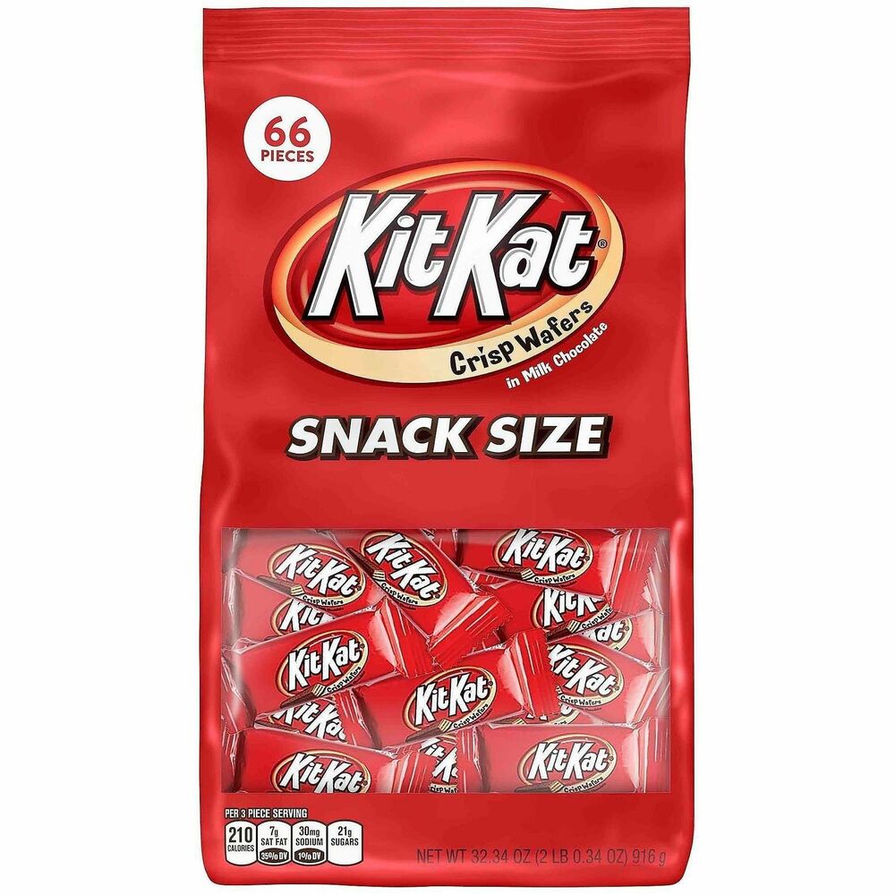 Green Rabbit Kit Kats Snack-Size Milk Choc. Wafers - Milk Chocolate ...