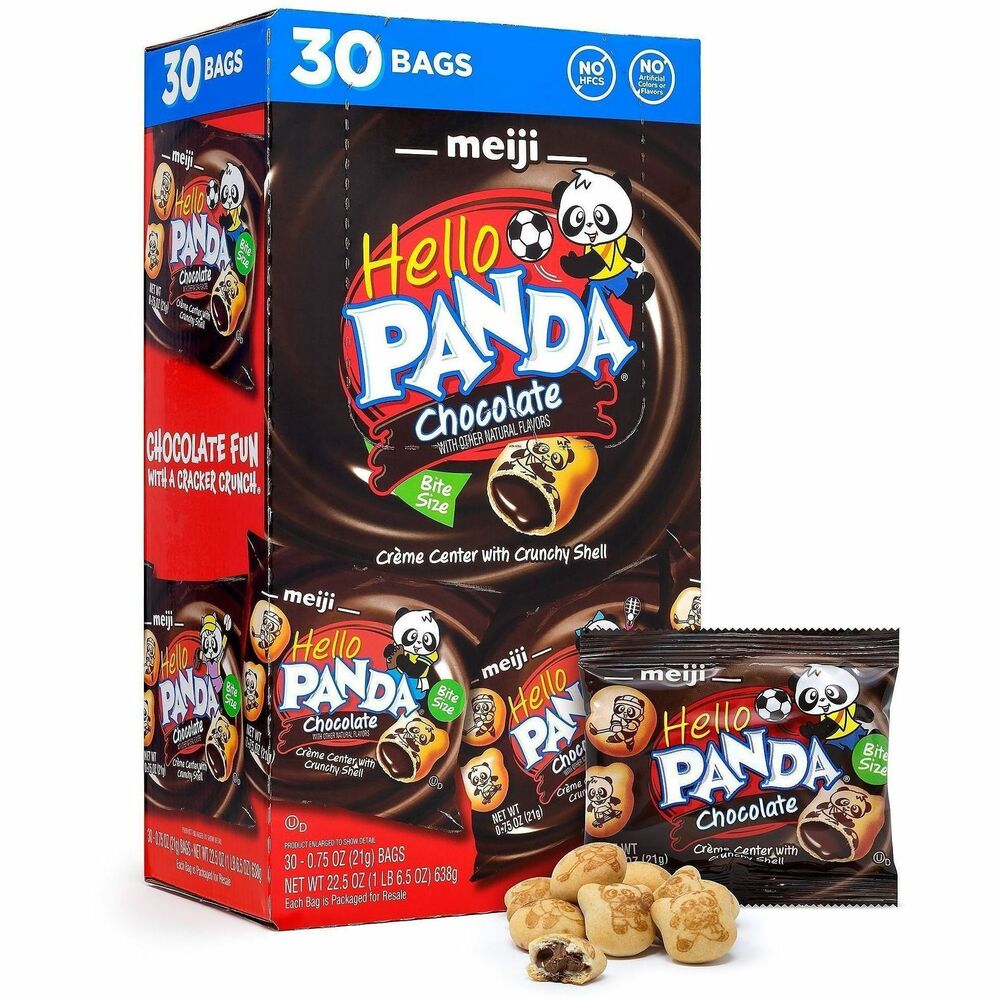 Green Rabbit Meiji Hello Panda Choc. Creme Cookies - Chocolate, Crunchy ...