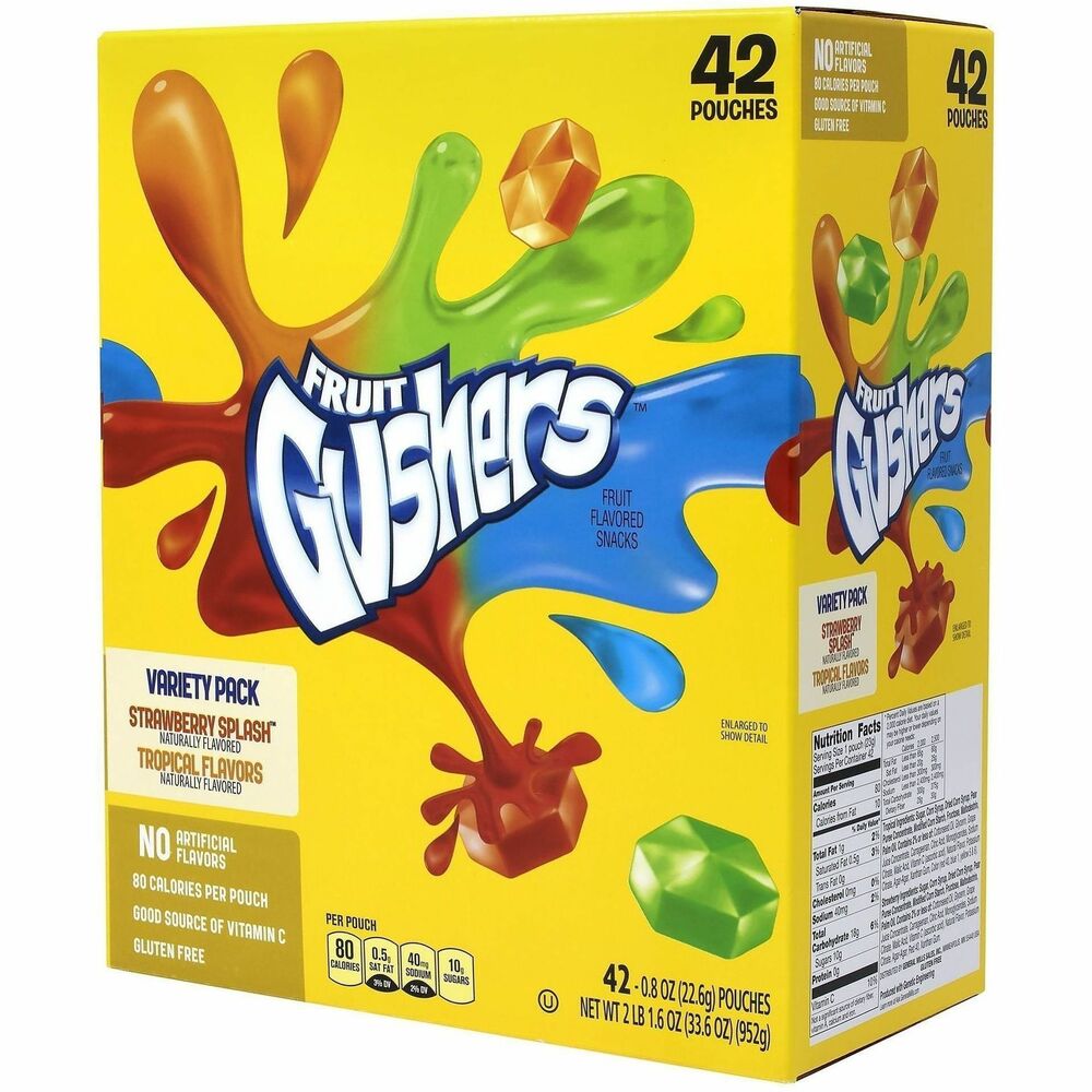 Gushers Club Variety Pack - Individually Wrapped, Gluten-free ...