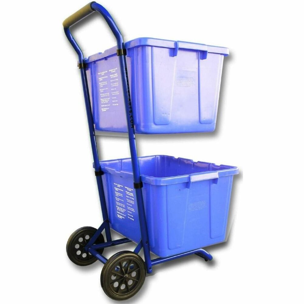 Five Star Products Recycling Cart for Bins - 400 lb Load Capacity ...