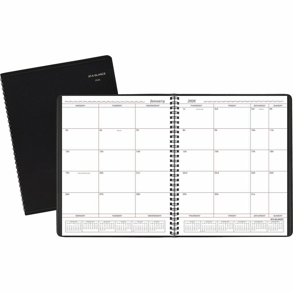 At-A-Glance Planner - Monthly - 1 Year - January 2026 to December 2026 ...