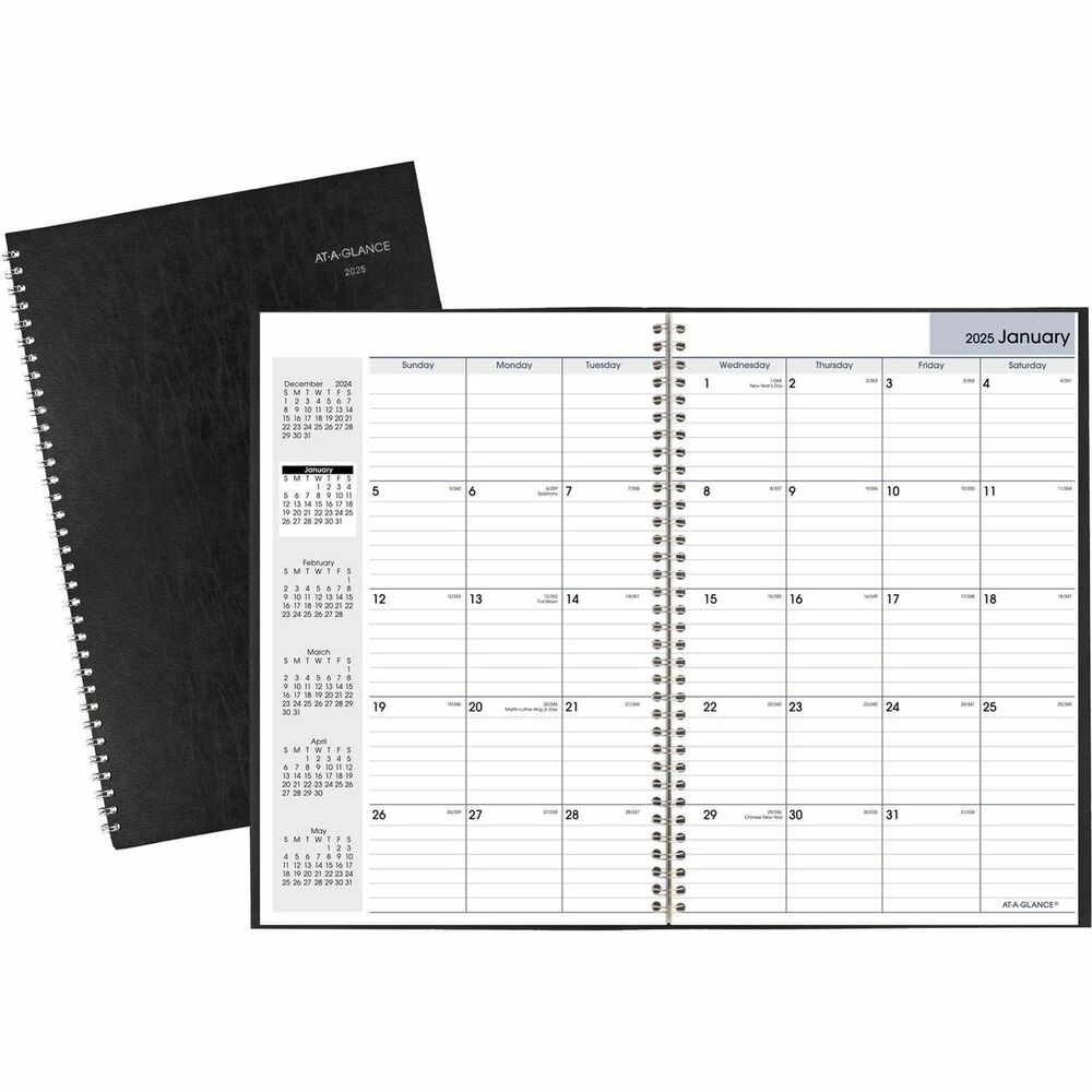 At-A-Glance DayMinderPlanner - Large - Julian Dates - Monthly - 14 ...