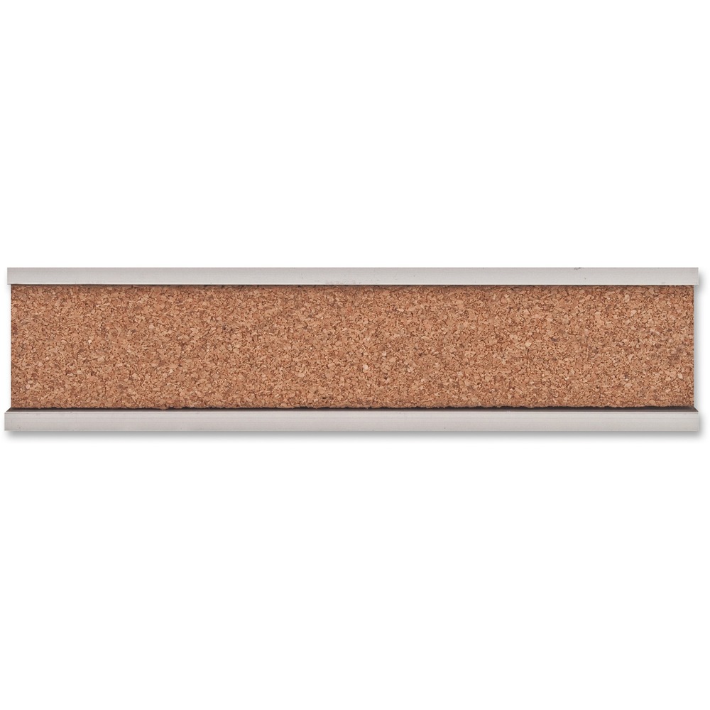 Advantus Display Rail - 2" Board Height x 96" Board Width - Brown Cork ...