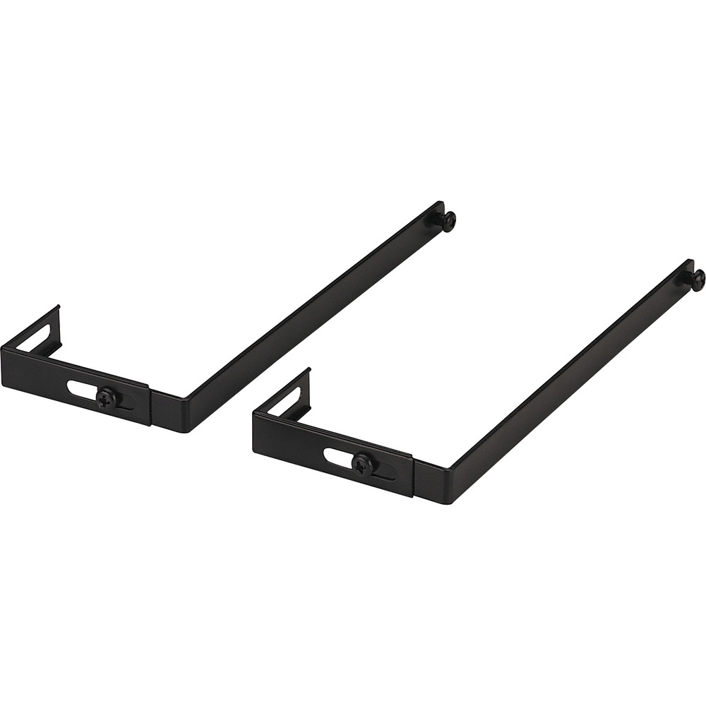Officemate Adjustable Partition Hangers - x 7" Length - Metal - Black ...