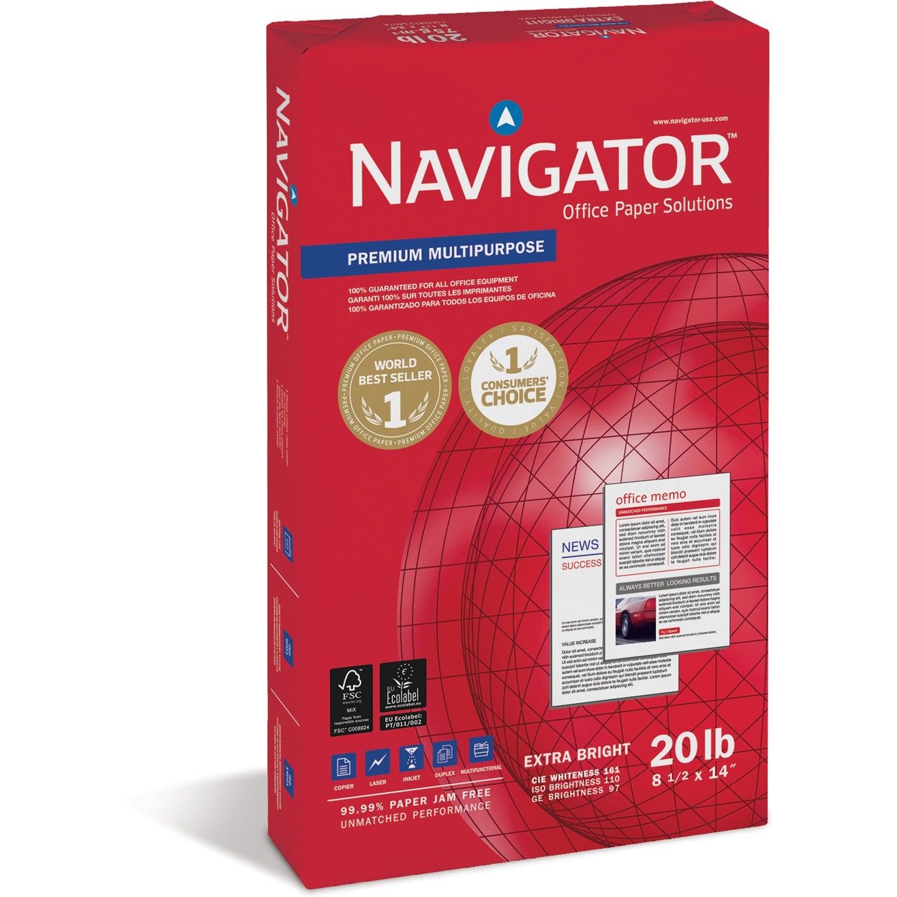 Navigator Premium Multipurpose Trusted Performance Paper - Extra ...