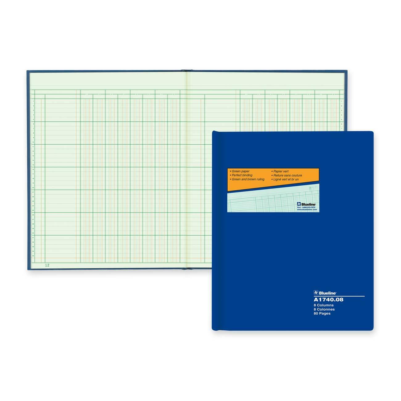 Blueline 1740 Series Columnar Book - Madill - The Office Company