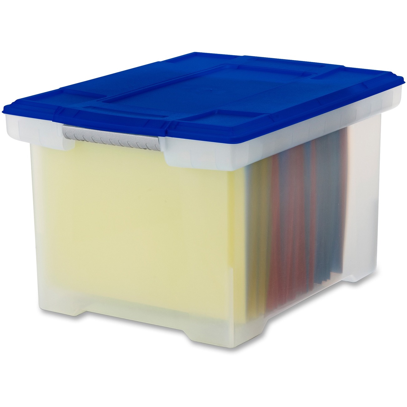 Storex Plastic File Tote Storage Box | Office City Express - Columbus OH