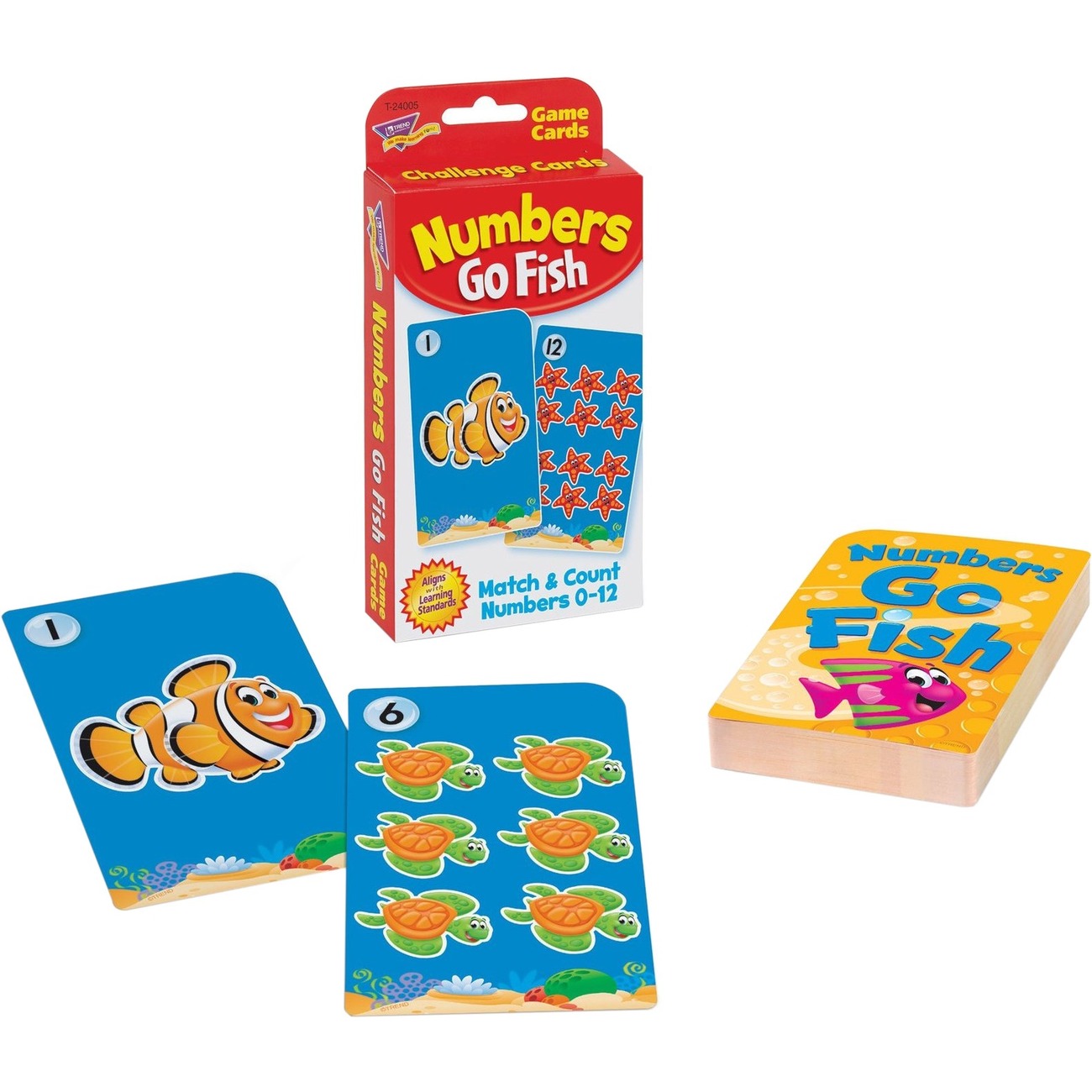 Trend Numbers Go Fish Challenge Cards | Christie's Office Plus