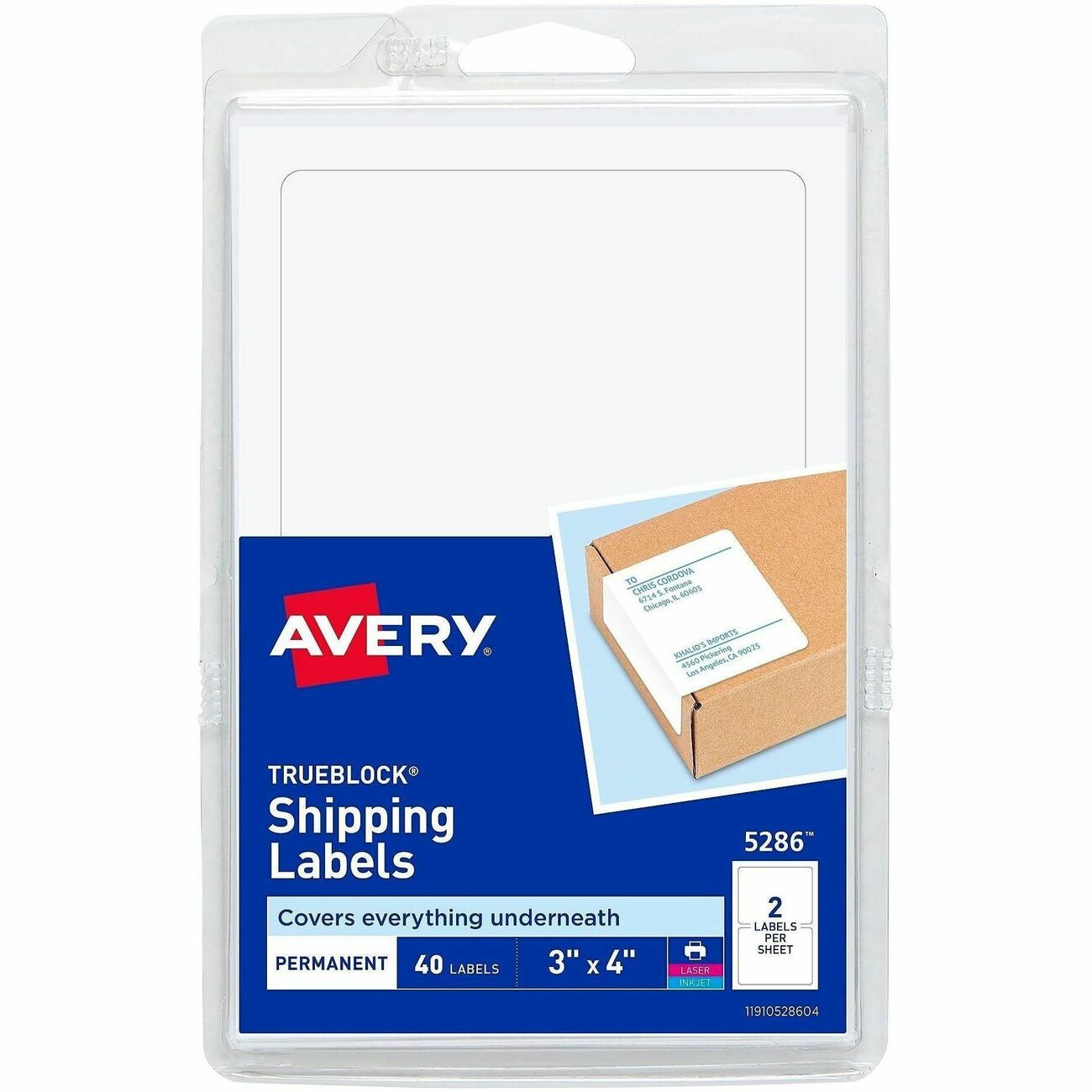 Avery® TrueBlock Permanent Shipping Labels | Five Star Office Supply