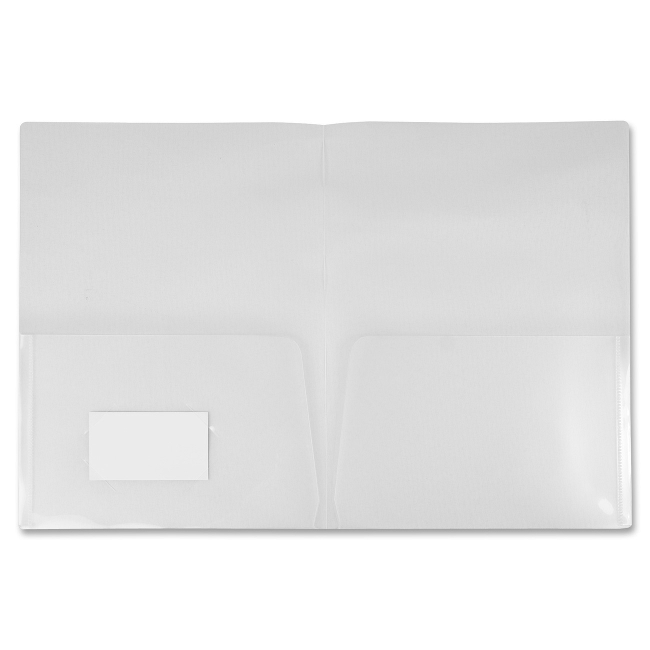 Winnable Two-Pocket Clear Poly Portfolio - Madill - The Office Company