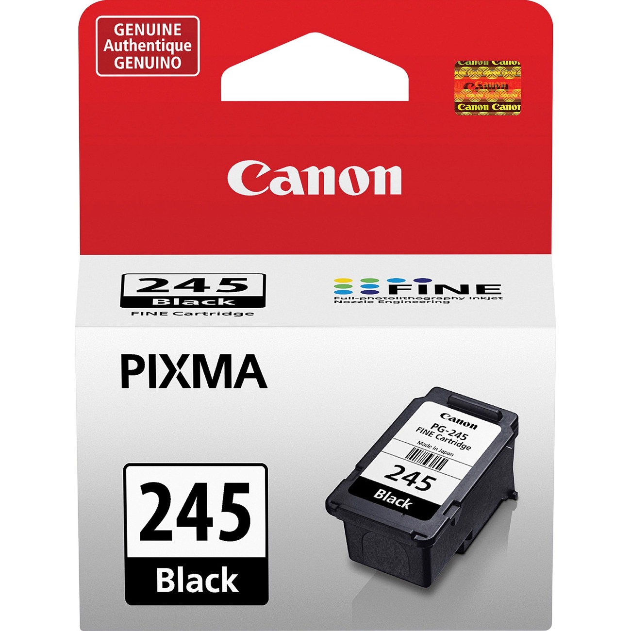 Canon PG-245 Original Inkjet Ink Cartridge - Pigment Black - 1 Each ...