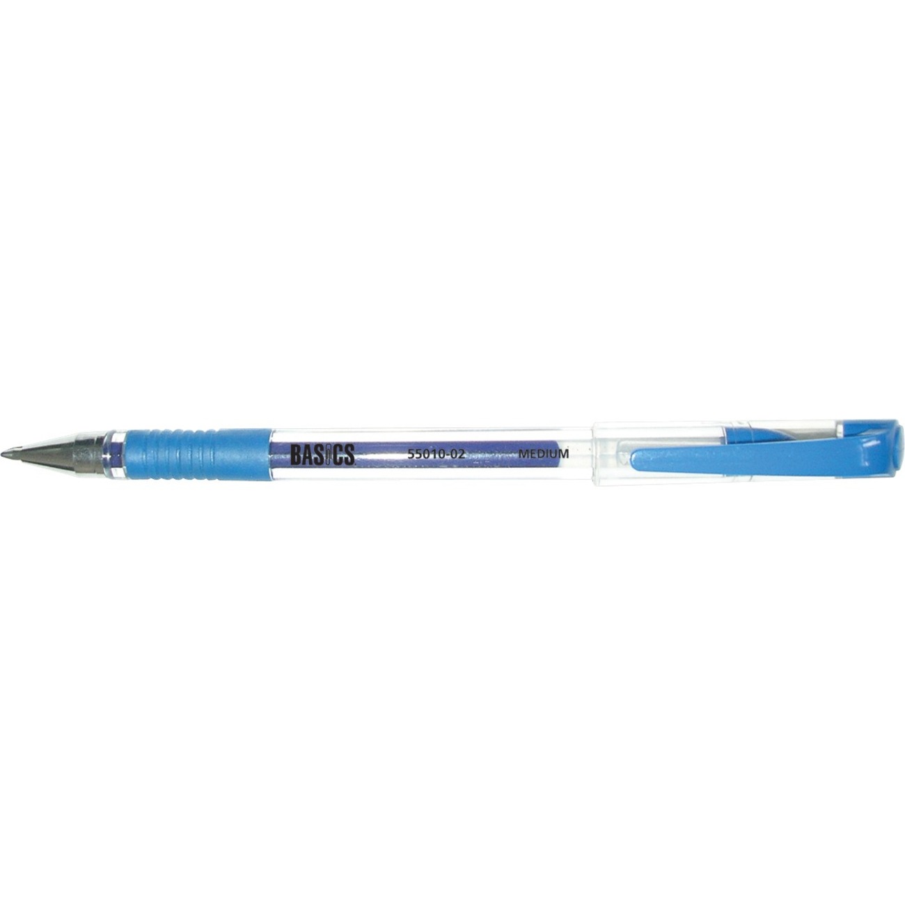 Basics® Gel Stick Pens 0.7 mm Blue 12/box | Corbett Office Plus