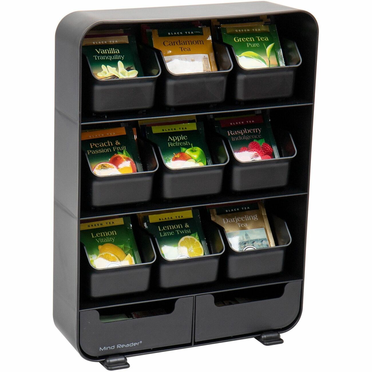 Mind Reader EMS Mind Tea Organizer | JD Office Products