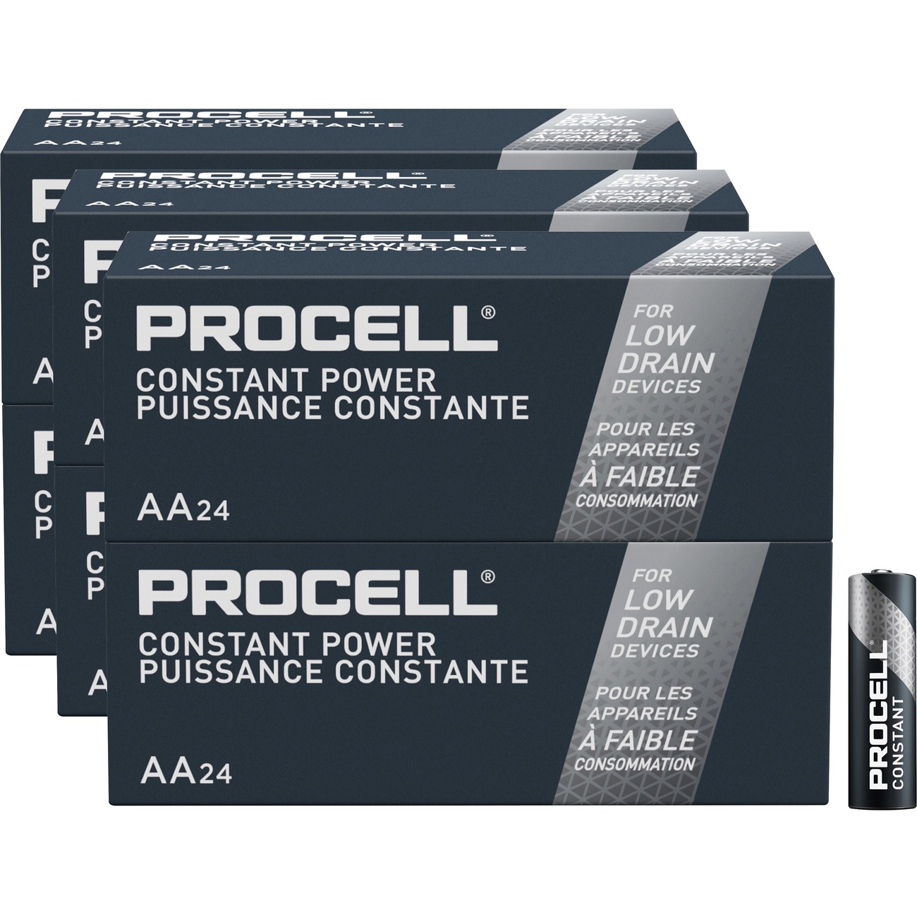 Procell by Duracell Alkaline AA Battery Boxes of 24 | JD Office Products