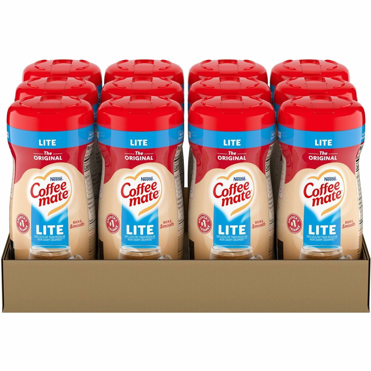 Coffee mate Original Lite Powdered Coffee Creamer Canister | Office ...