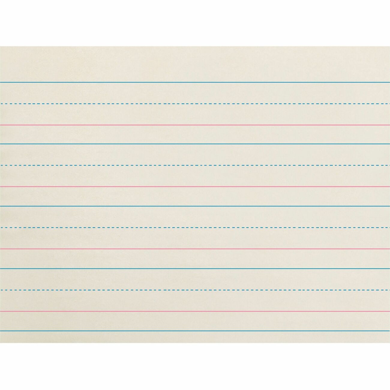 Zaner-Bloser Broken Midline Ruled Paper | JD Office Products