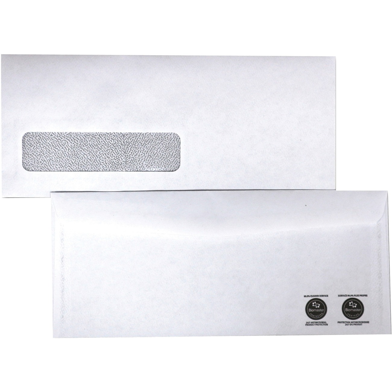 Supremex Antimicrobial Envelopes #10, 4-1/8" x 9-1/2" Window Artline ...