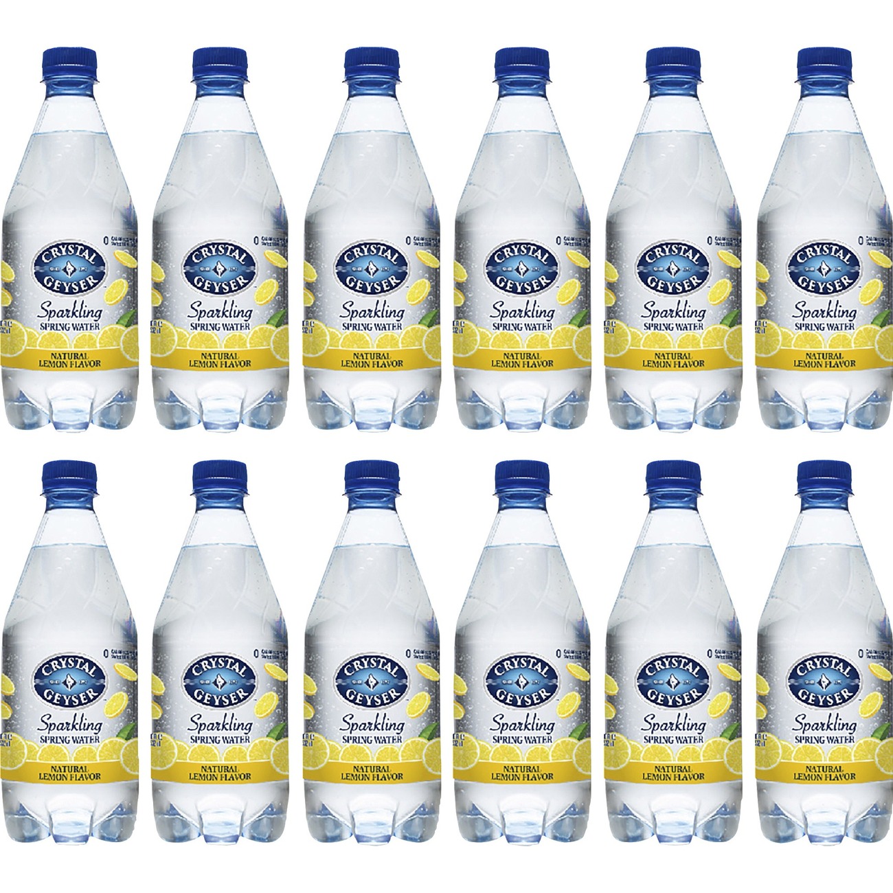 Crystal Geyser Natural Lemon Sparkling Spring Water | ONE OFFICE SOLUTION