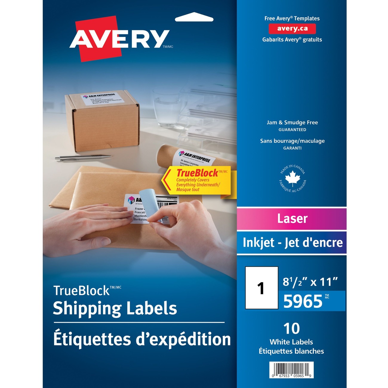 Avery® TrueBlock Multipurpose Label | Officeworks Inc.