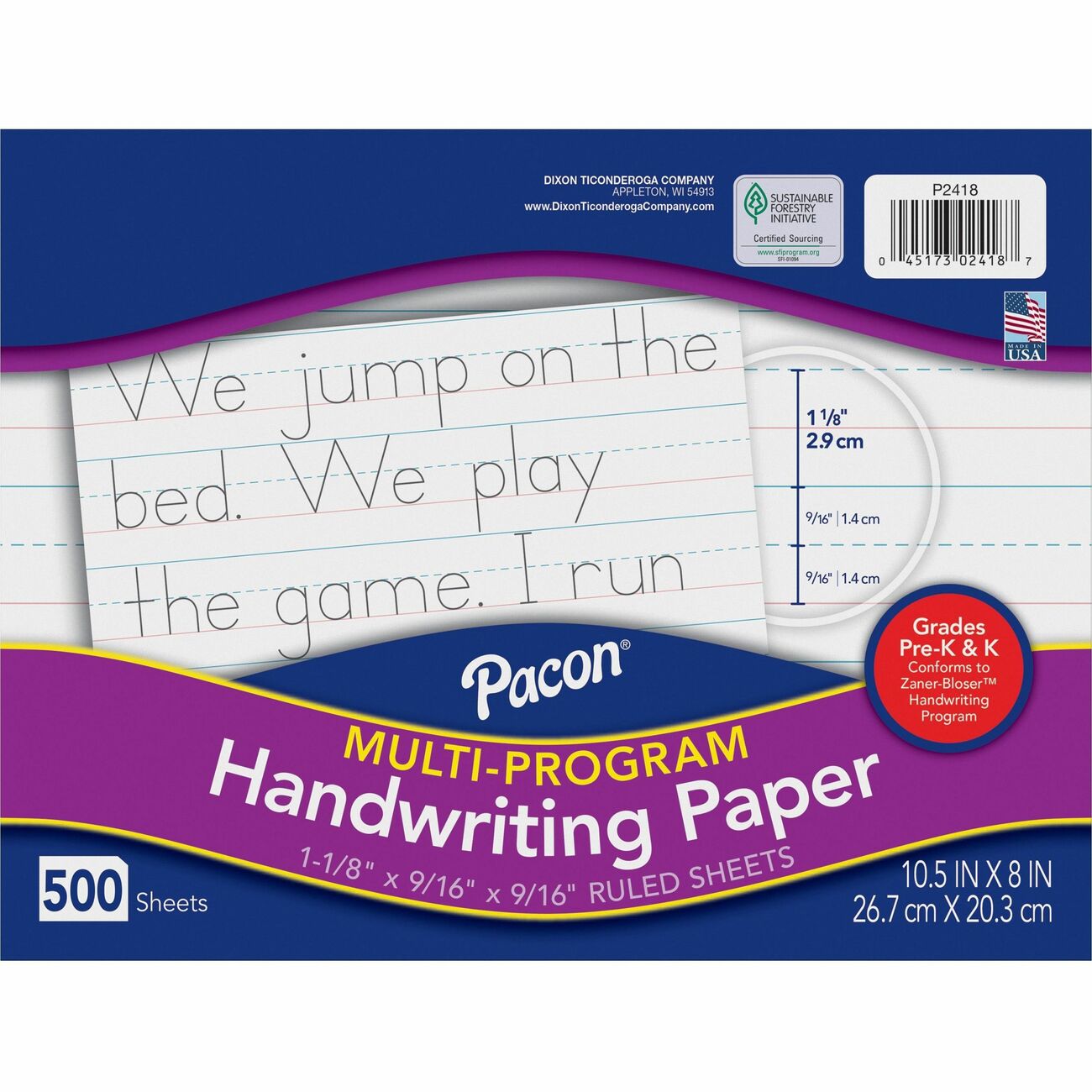 Pacon Multi-Program Handwriting Papers | Standard Office Supply