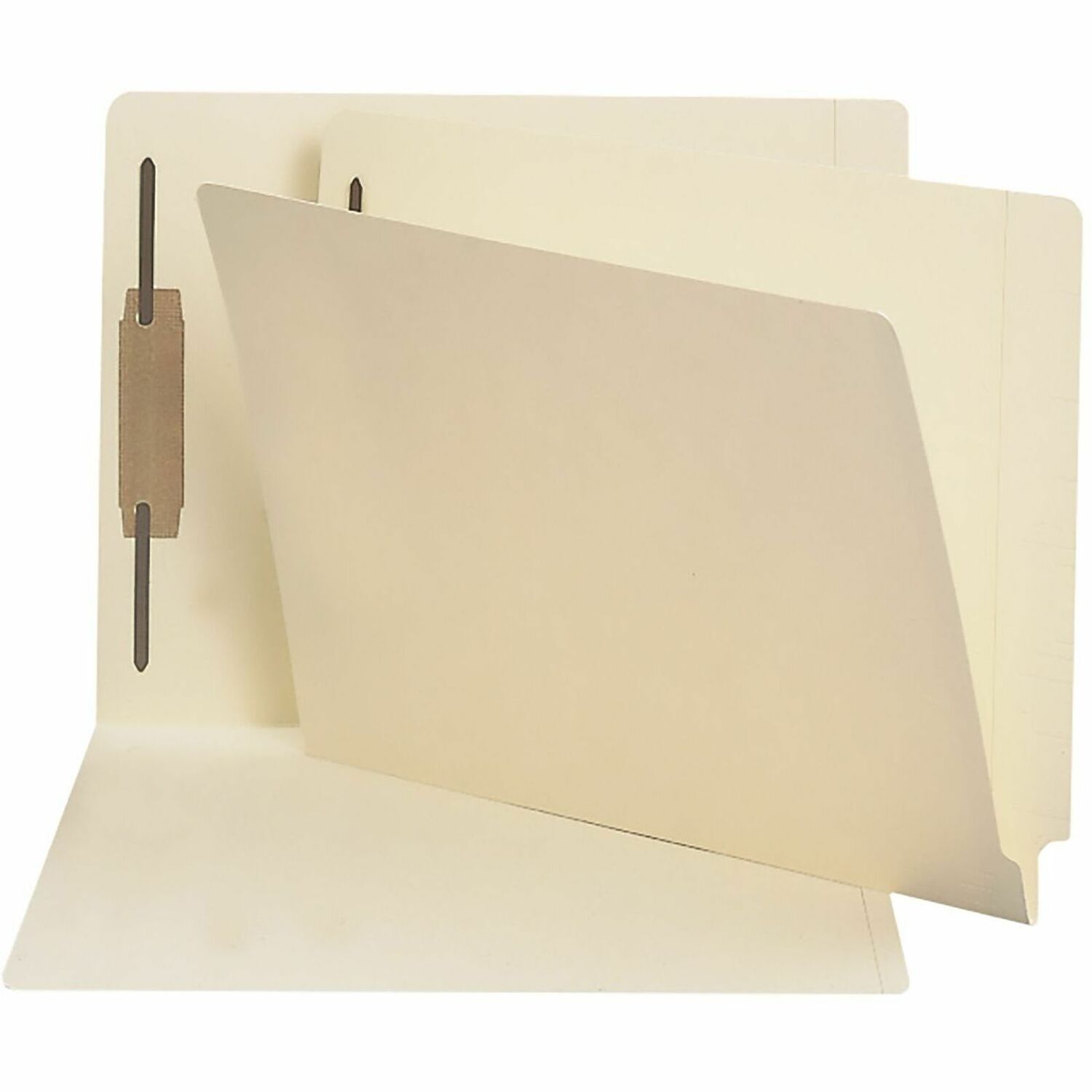 Smead Shelf-Master Straight Tab Cut Letter Recycled Fastener Folder ...