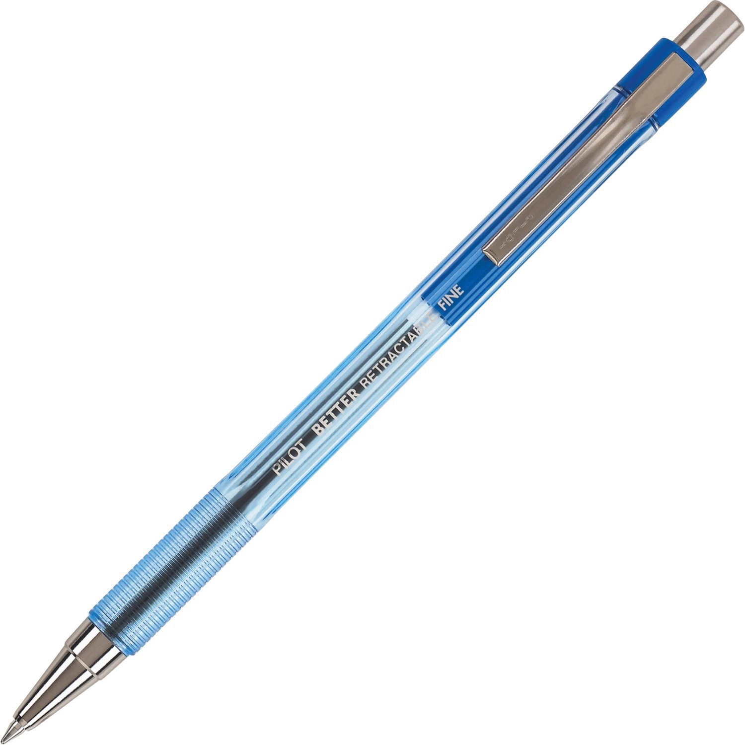 Better Ballpoint Pen - Fine Pen Point - Refillable - Retractable - Blue ...