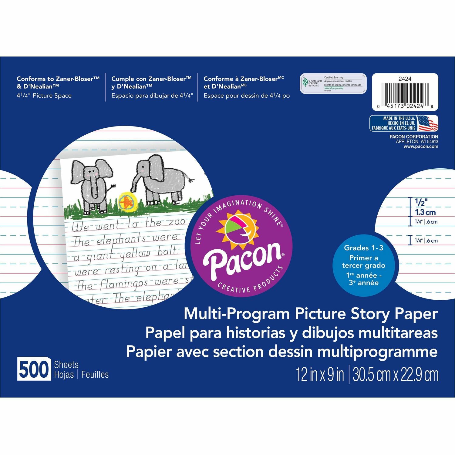 Pacon Multi-program Picture Story Paper - Handwriting Paper & Pads ...